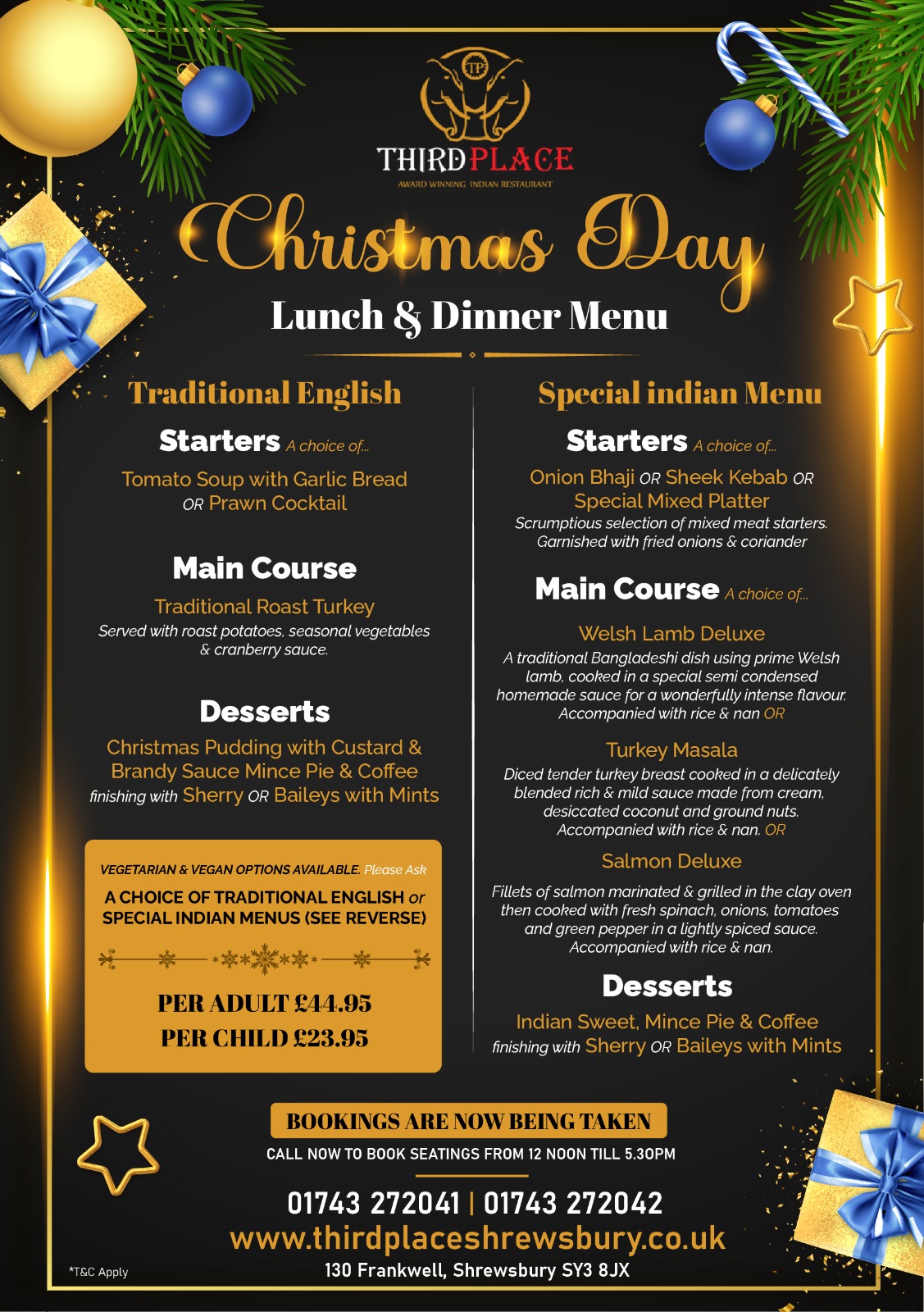 THIRD PLACE Shrewsbury | 20% OFF* Book & Order Online - Home